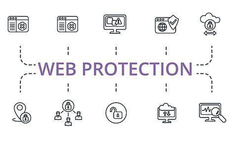 Web Security Icon Data Privacy Vector Protection Vector Data Privacy