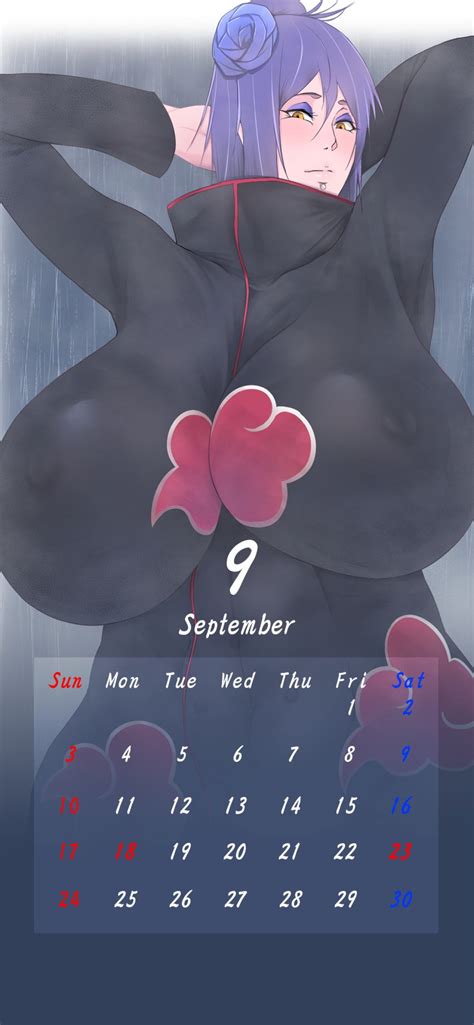 Rule 34 1girls Akatsuki Naruto Alternate Breast Size Big Breasts Blue Hair Breasts Busty