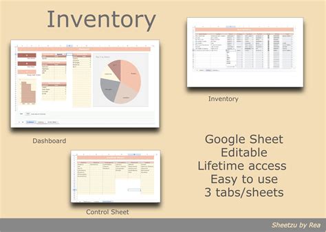 Book Inventory Google Sheet Etsy