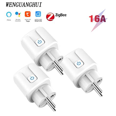 Tuya Zigbee Smart Socket Wifi Uk Plug Realiseert H Vicedeal