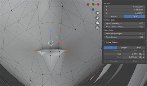 Vertices Mesh Faces Disappearing When Symmetrize Mesh Blender Stack Exchange