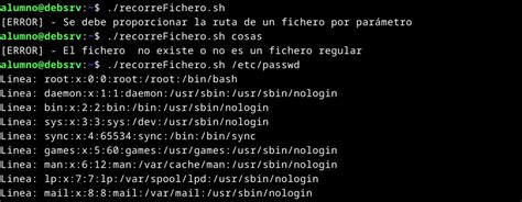 Ejercicios De Bash Shell Script Educatica
