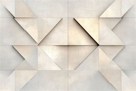 Geometric Concrete Texture With Triangular Pattern For Background Or Wallpaper Stock