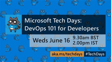 Microsoft Tech Days Devops 101 For Developers Youtube