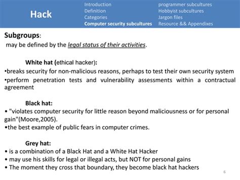 hackers pptx information and network security computing