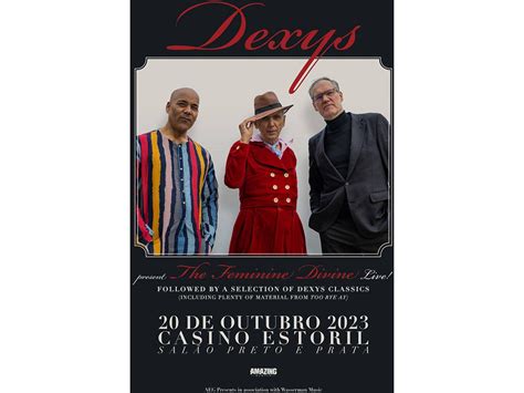 Bilhete Dexys Present The Feminine Divine Live Wortenpt