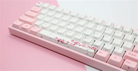 Buy Ducky Miya Pro Sakura Mech Keyboard Cherry Blue [my68nc1n Pp88v] Pc Case Gear Australia