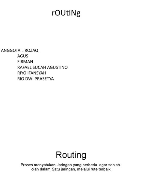 dynamic routing pdf