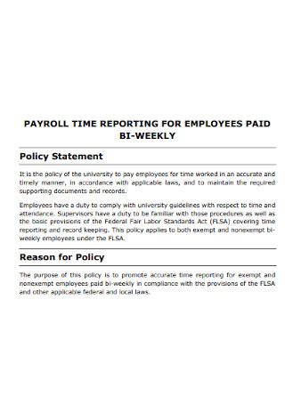 FREE Payroll Statement Samples To Download