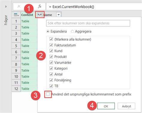 Power Query för Excel Excelbrevet