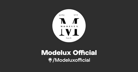 Modelux Official | Instagram, TikTok | Linktree