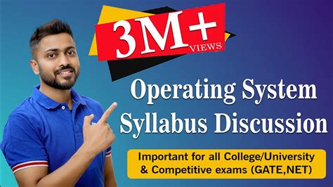 Lec 0operating System Syllabus Discussion For All Collegeuniversity