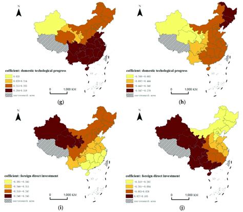 Spatial Distribution Of Regression Coefficient Of Gwr Model Download Scientific Diagram