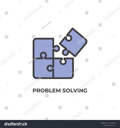 Problem Solving Vector Icon Colorful Flat Stock Vector Royalty Free 2170889055 Shutterstock