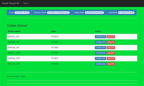 Sonoff Touch With IR And Web Control Supla Org