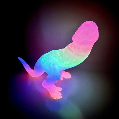 Glow In The Dark Dino Dick Dickasaurus Rex Bachelorette Party T Funny Prank Green Blue Magic