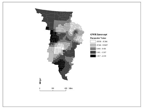 Gwr Derived Distribution Of Intercept Parameter Estimates Download