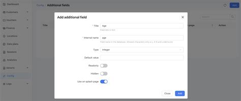 Additional Fields On The Splash Page Powerlynx