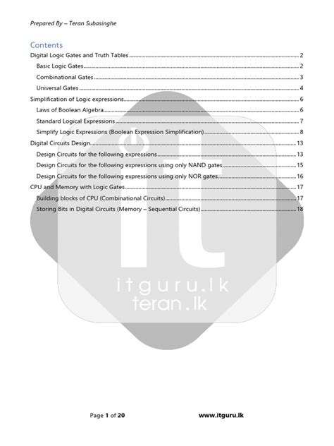 logicgates pdf logic gate logic