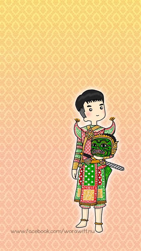 Alice ภาพวาดการ์ตูนนาฏศิลป์ไทย น่ารักมากคะ ฝากตามผลงาน Facebook