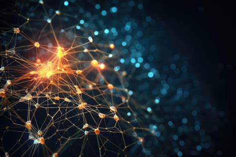 Premium Photo Abstract Technology Background With Connection Lines And Dots 3d Rendering