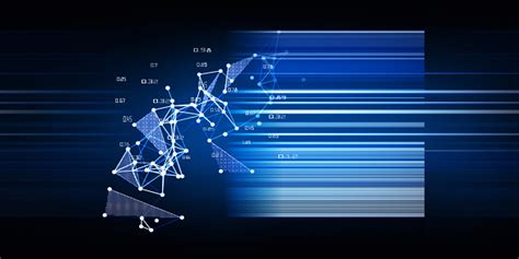 라이트 그리드 연결 입자 및 흐린 선의 추상 분석 데이터 개념입니다 빛과 인공 지능의 비즈니스 및 과학 시각화 빅 데이터 가상현실에 대한 스톡 벡터 아트 및 기타 이미지