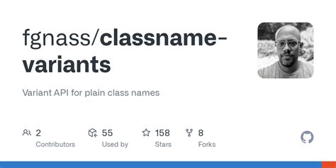 Github Fgnassclassname Variants Variant Api For Plain Class Names Github Fgnassclassname Variants Variant Api For Plain Class Names