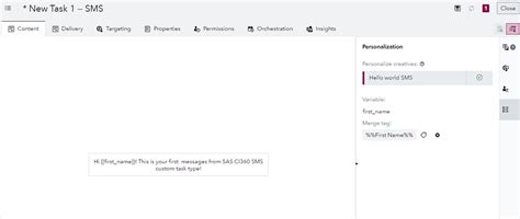 Tutorial Sas Customer Intelligence 360 Custom Task Types Part 2 Sas Support Communities