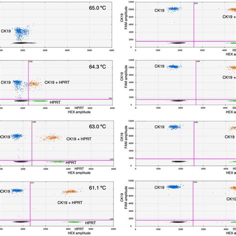 Duplex Ddpcr Assays In Optimization Of The Annealing Temperature For