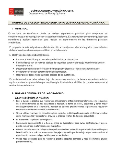 Guías De Laboratorio Cb111 Pdf Polaridad Química Compuestos