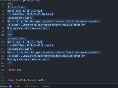 LastEditTime无法自动更新有时会重复生成头部注释 Issue OBKoro koro FileHeader GitHub