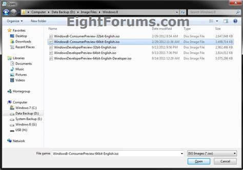 Create Bootable Usb Or Dvd With Windows Iso Windows Help Forums
