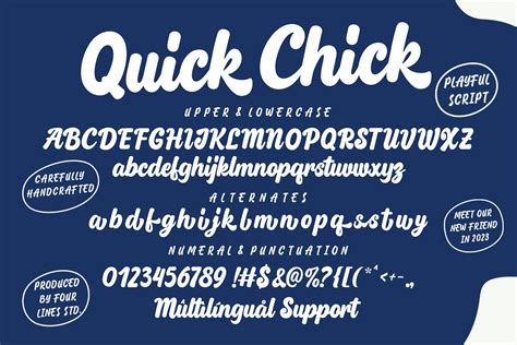 Quirk Chick Quirky And Playful Script Font By Four Lines Thehungryjpeg
