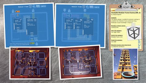 Stackable Modular Frame Factory Floor Plan Mk2 R Satisfactorygame