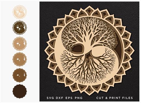 Yin Yang Tree Of Life Tree Of Life Svg Tree Cut File SVG Etsy Australia