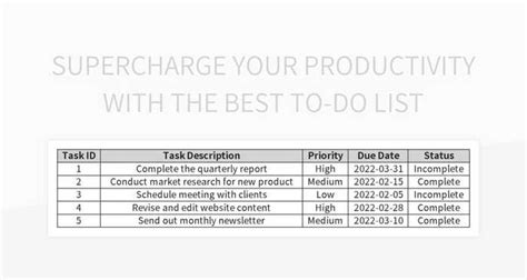 Boost Your Efficiency With The Ultimate To Do List Strategy Excel