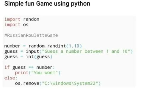 Simple And Fun Game To Play Using Python R Lies