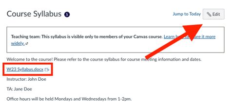 Replace Your Course Syllabus File Stanford University