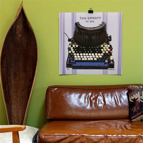 Typewriter Art Talk QWERTY To Me Is Sexy And Etsy