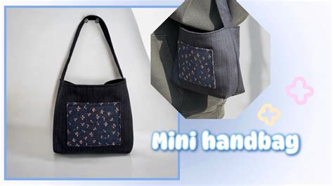 Diy 핸드메이드 미니 핸드백 만들기 💙 Handmade Mini Handbag 미니백 만들기 가방 만들기 재봉틀배우기 Youtube