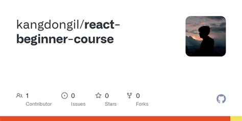 github kangdongil react beginner course