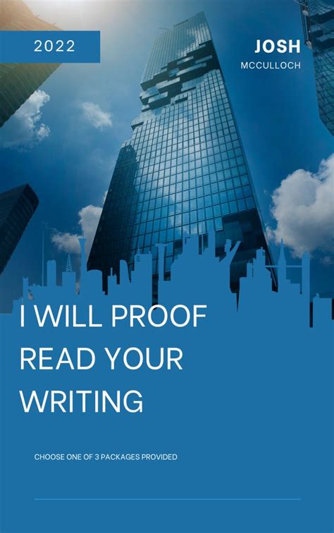 Proof Read Your Work For Any Errors By Joshmcculloch16 Fiverr
