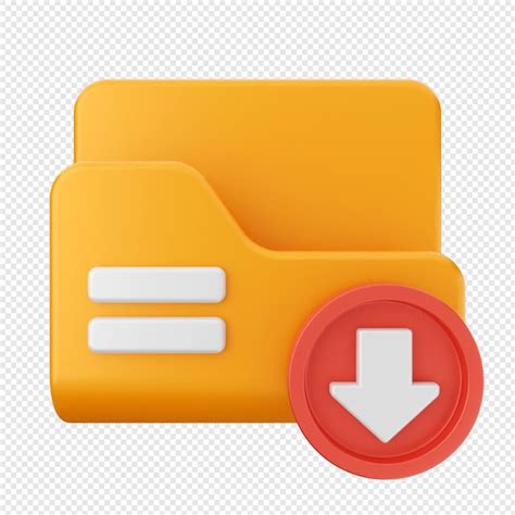 Premium Psd 3d Folder File Document