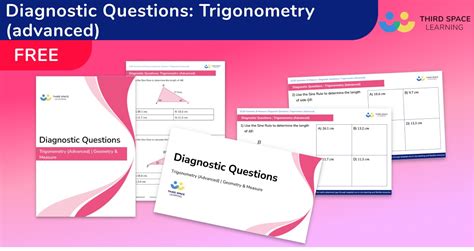 Free Gcse Trigonometry Advanced Diagnostic Questions Third Space Learning