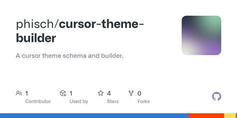 github phisch cursor theme builder a cursor theme schema and builder