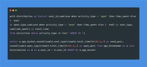 Snap Inc Data Questions With Data From Datalemur Suman Acharya