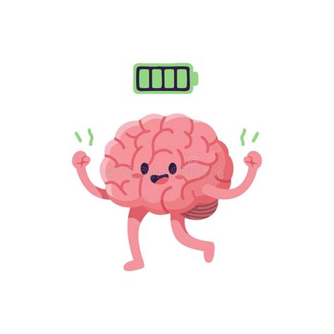 Battery Character Thinking Stock Illustrations 124 Battery Character
