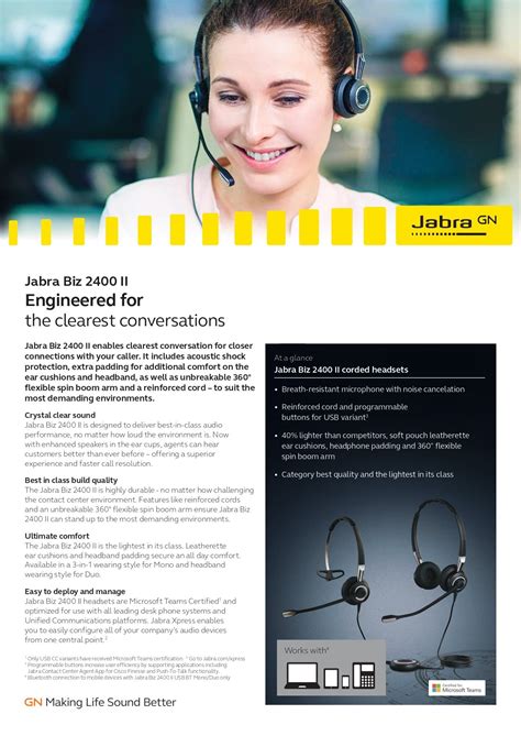 Jabra BIZ II Duo Mic NC Wideband Ultra Noise Cancelling Microphone HD Voice HIFI Jabra BIZ II Duo Mic NC Wideband Ultra Noise Cancelling Microphone HD Voice HIFI