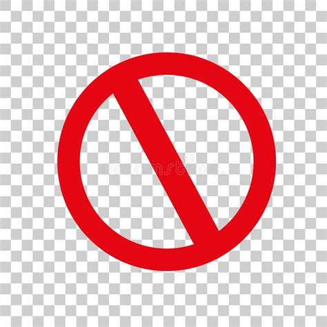 Clipart Prohibited Red Circle