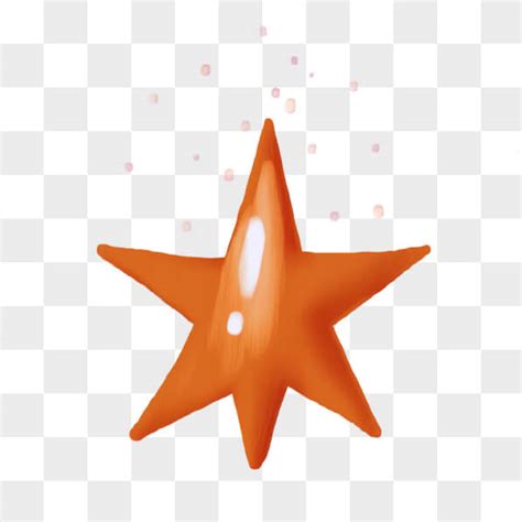 Baixe Estrela Laranja Emitindo Fa Scas Pngs Creative Fabrica